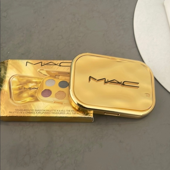 MAC Cosmetics | Makeup | Mac Cosmetics Gold Eyeshadow Palette | Poshmark